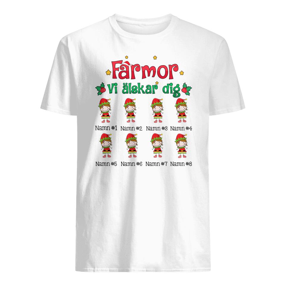 Personlig T-shirt till Farmor Mormor | Personlig presenter till Farmor ...
