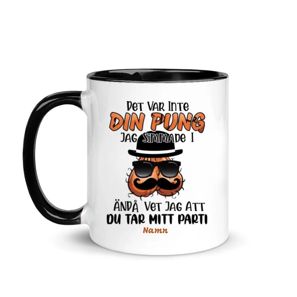 Personlig mugg till pappa | Personlig presenter till far | Rolig Mugg ...