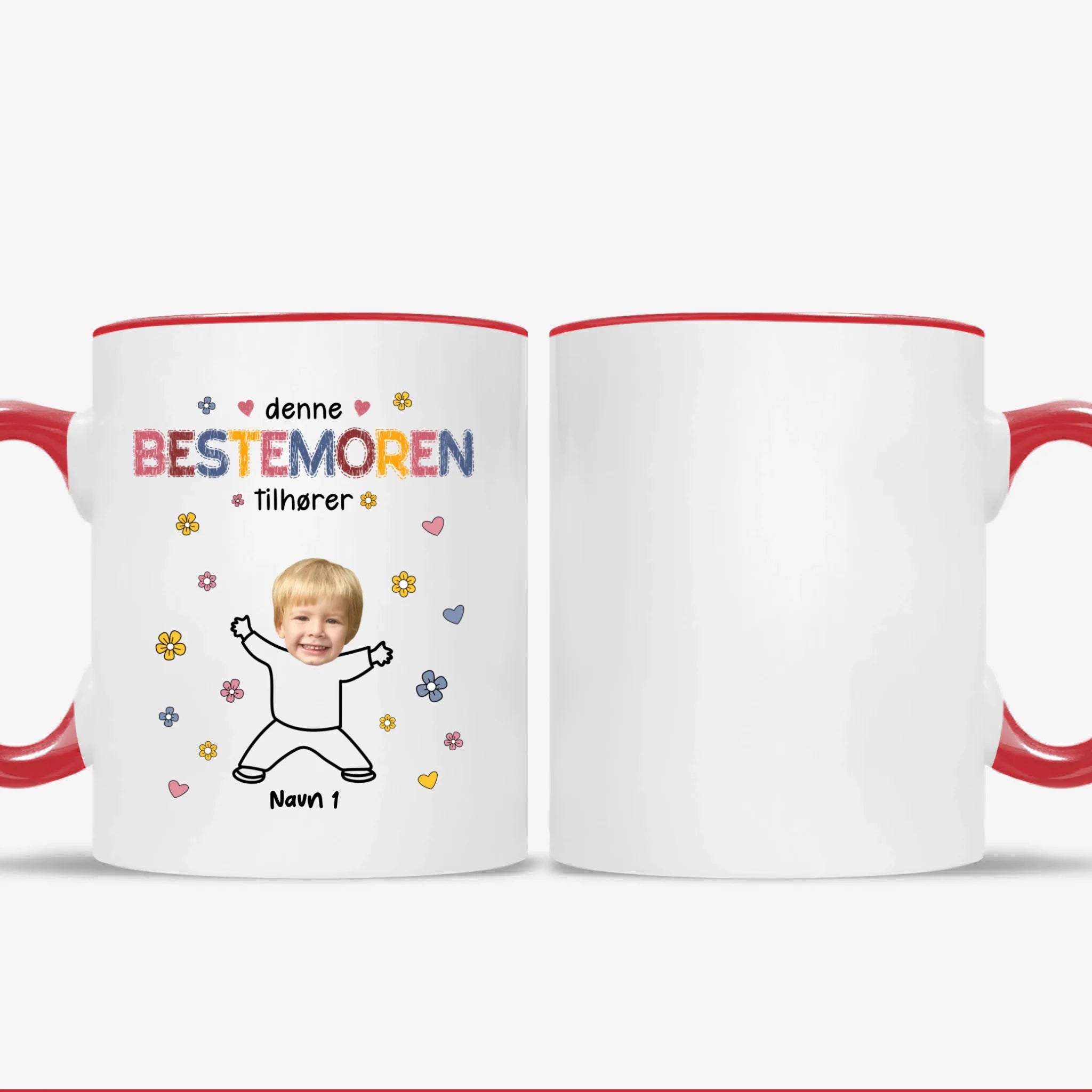 Krus med Eget Foto & Navn - Denne Bestermoren Tilhører – Gavafam